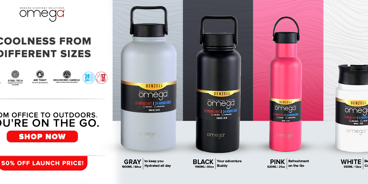 NEW COOL SIZES FOR YOU — Omega Houseware