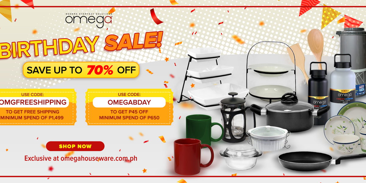 Omega Birthday Sale! — Omega Houseware