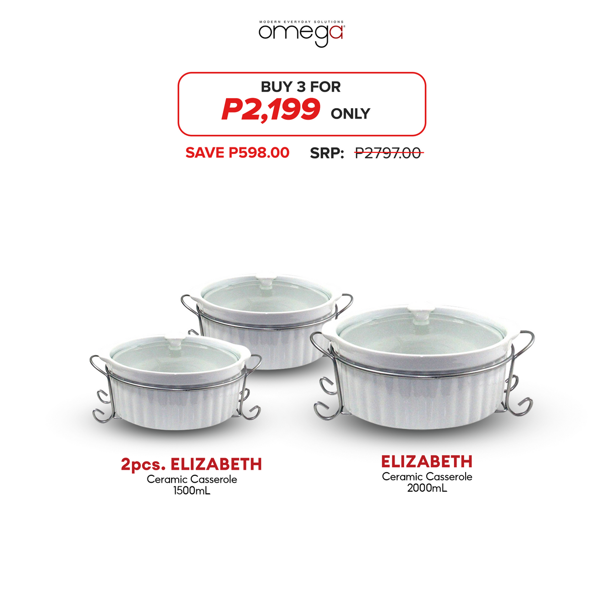 Omega Houseware Sarap Kasama Bundle 3 Deals