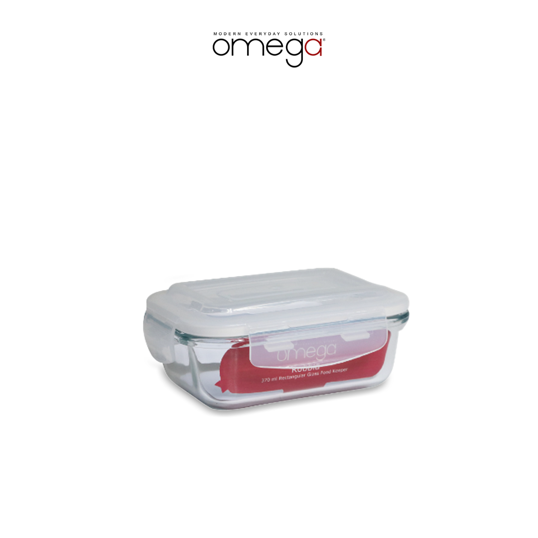 Robbia Rectangular Glass Food Keeper — Omega Houseware